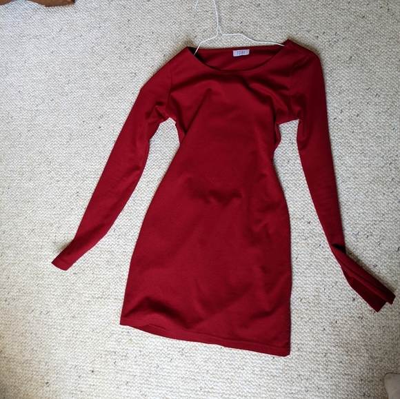 Tobi | Dresses | Backless Red Bodycon Dress | Poshmark